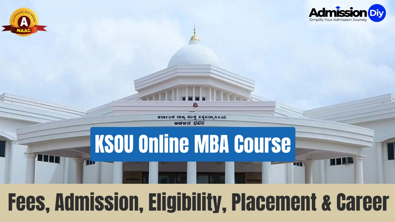 KSOU Online MBA Course: Fees, Eligibility, Admission 2026